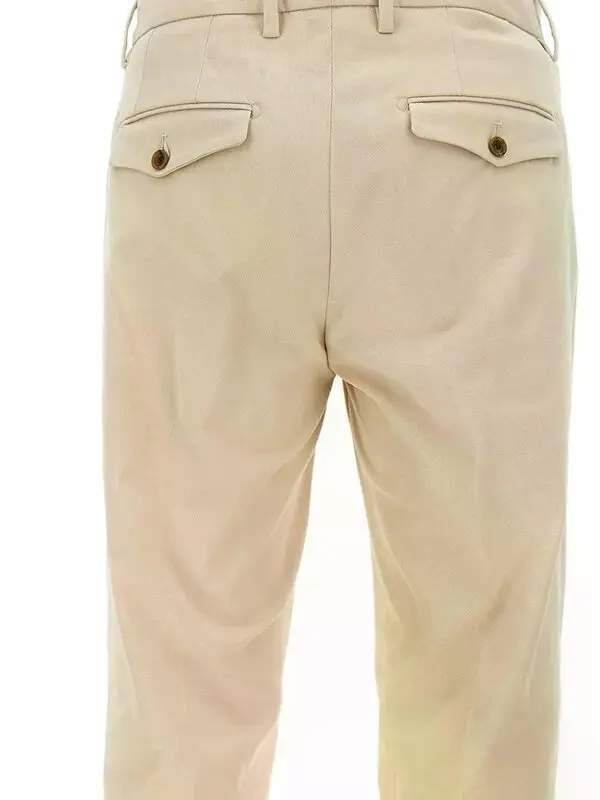 MYTHS Pleated Cotton-blend Chinos