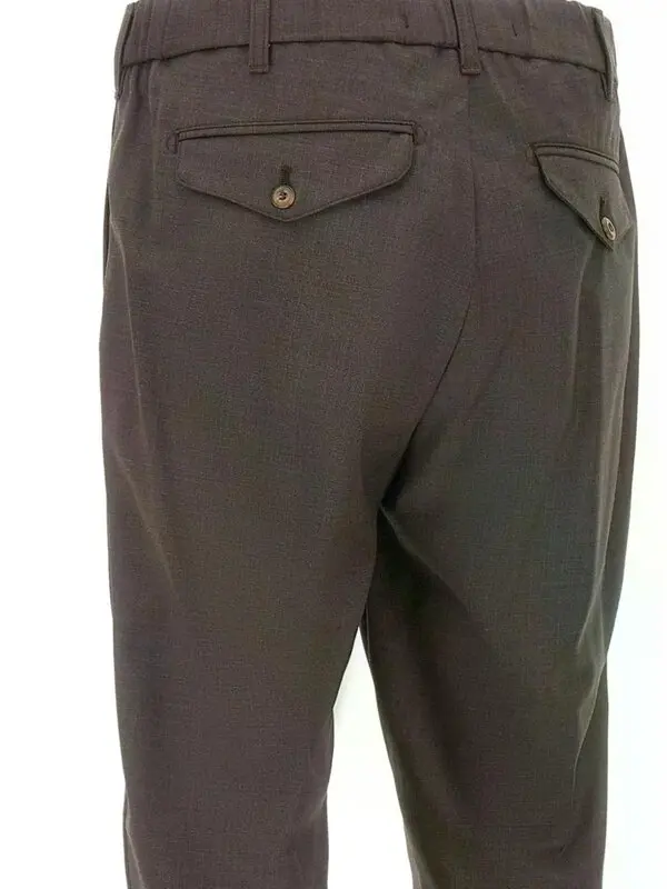 MYTHS Pleated Dart Trousers