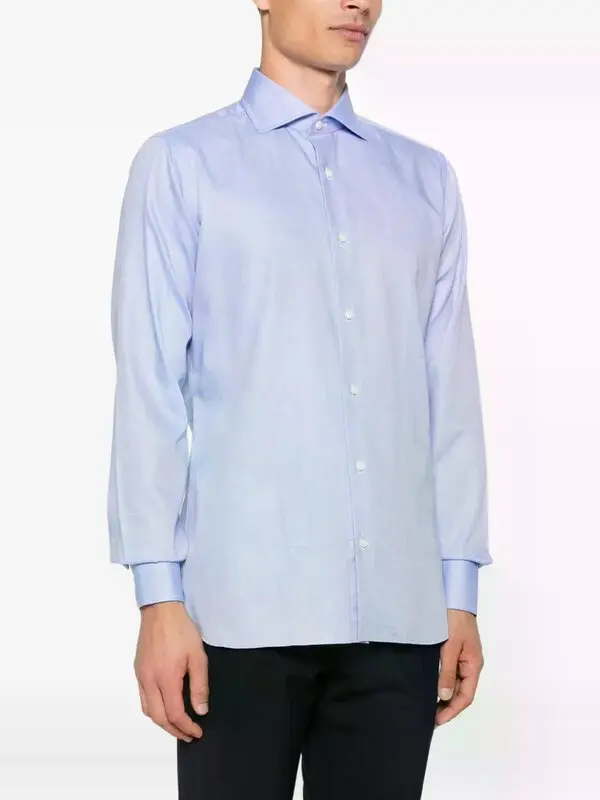 TRUZZI Button-down Cotton Shirt