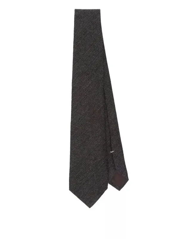 Canali Silk Neck Tie - Brown
