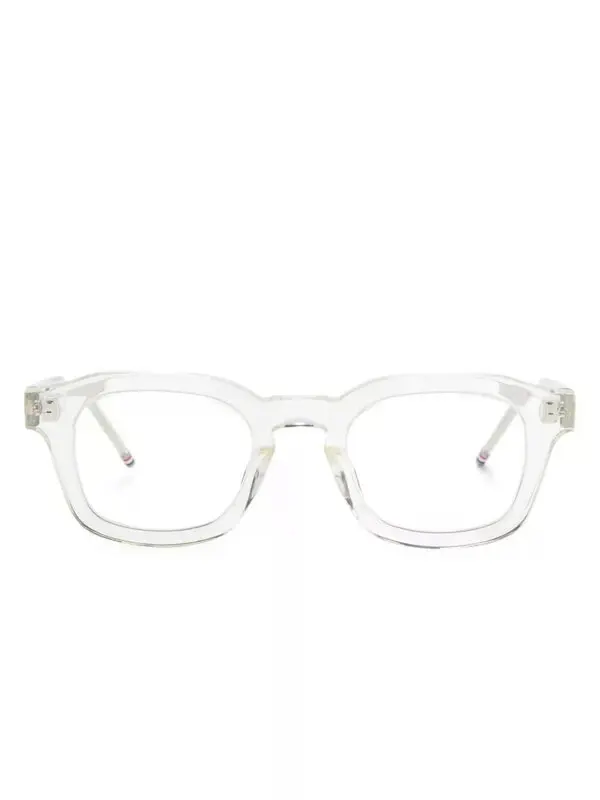 Thom Browne Square-frame Eyeglasses - White