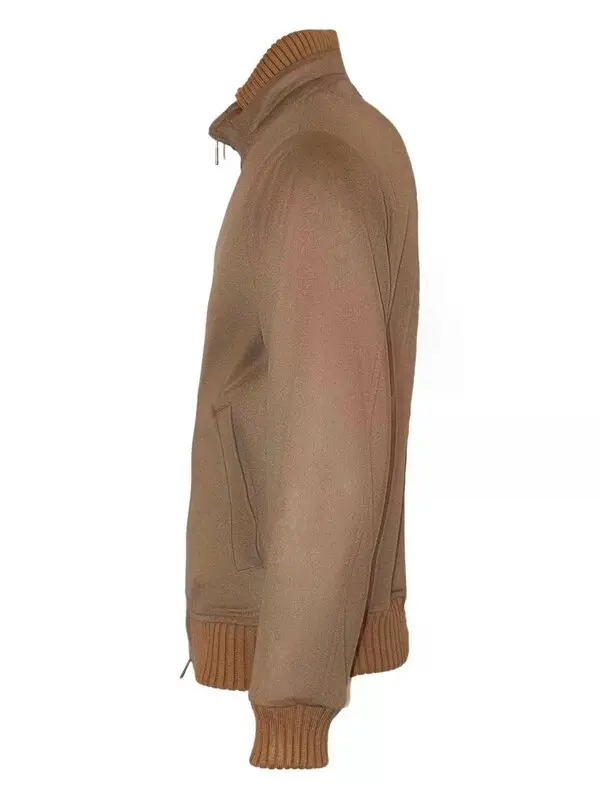 KIRED Ribbed-cuff Cashmere Jacket