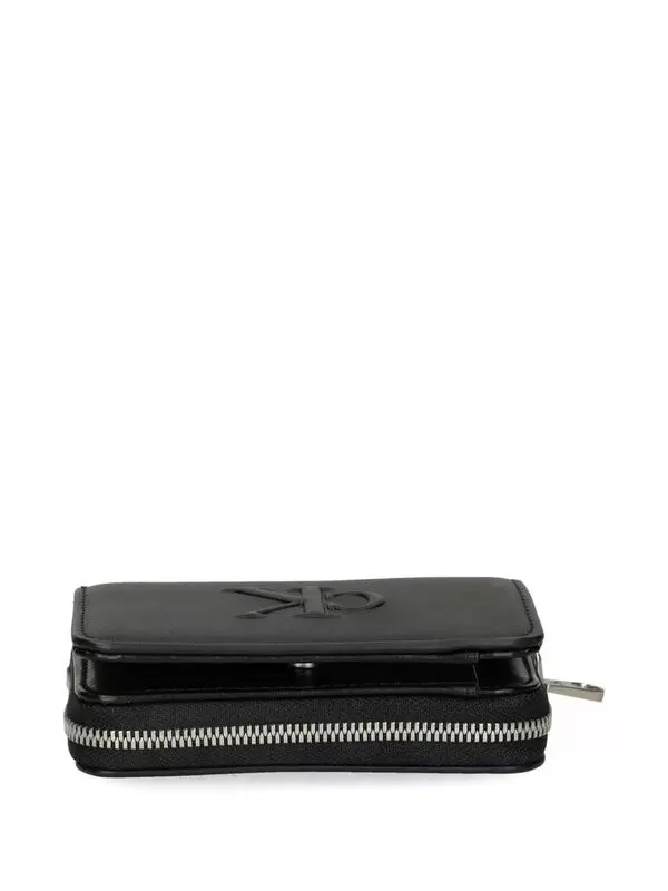 Calvin Klein Embossed-logo Zip Wallet