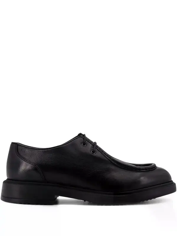 DOUCAL'S Leather Lace-up Shoes - Black