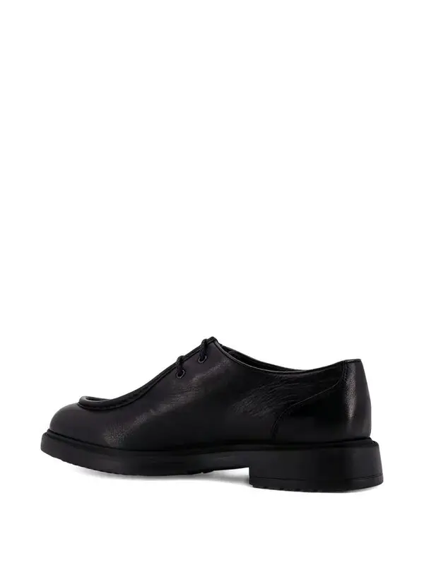 DOUCAL'S Leather Lace-up Shoes - Black
