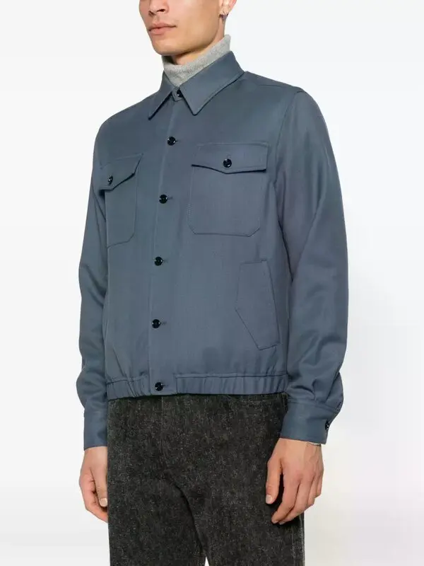 LARDINI Button-fastening Flap-pocket Jacket