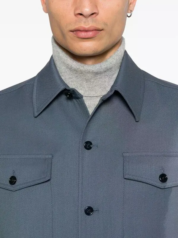 LARDINI Button-fastening Flap-pocket Jacket