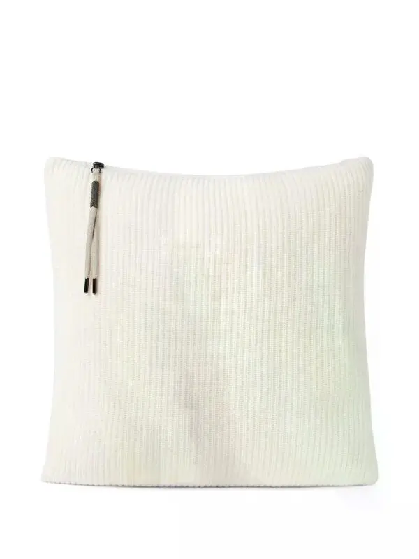 Brunello Cucinelli Ribbed Zip-fastening Cushion