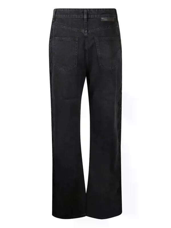 Stella McCartney Lace-insert High-rise Jeans