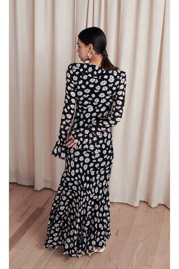 Saylor Daisy Print Madge Maxi Dress