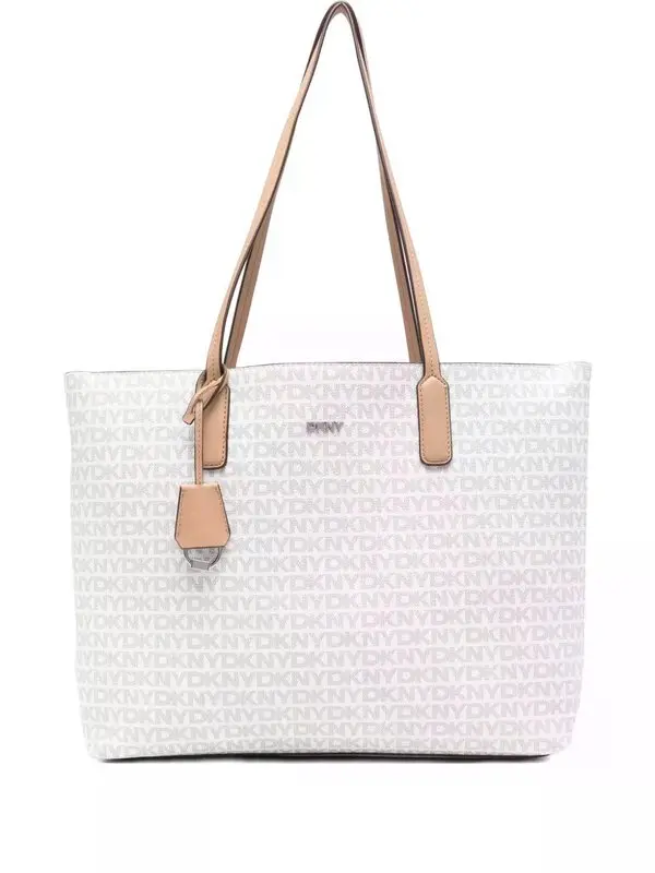 Dkny Logo-pattern Tote Bag