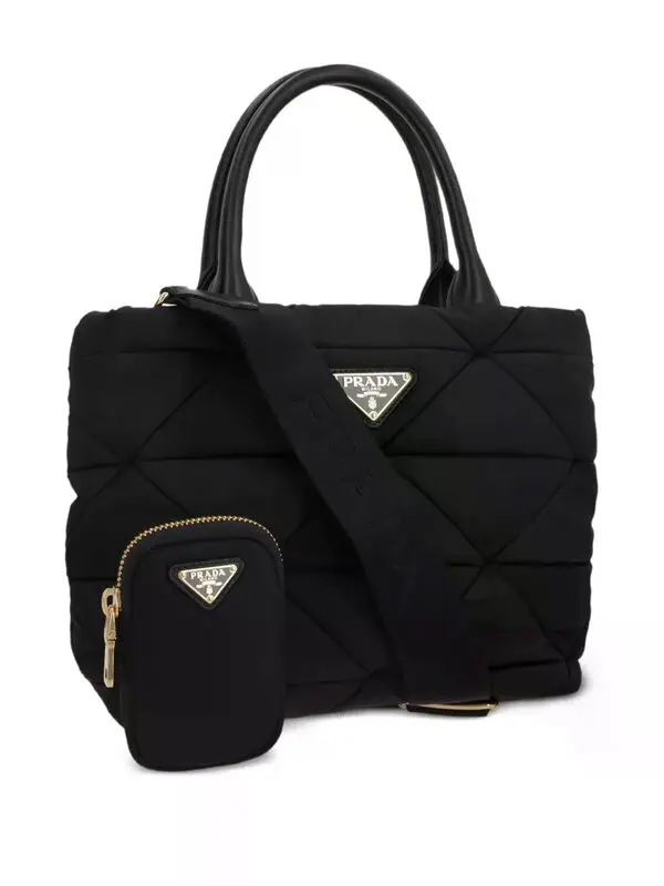 Prada Small Quilted Re-nylon Tote Bag
