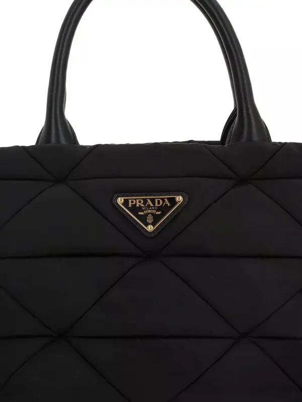 Prada Small Quilted Re-nylon Tote Bag