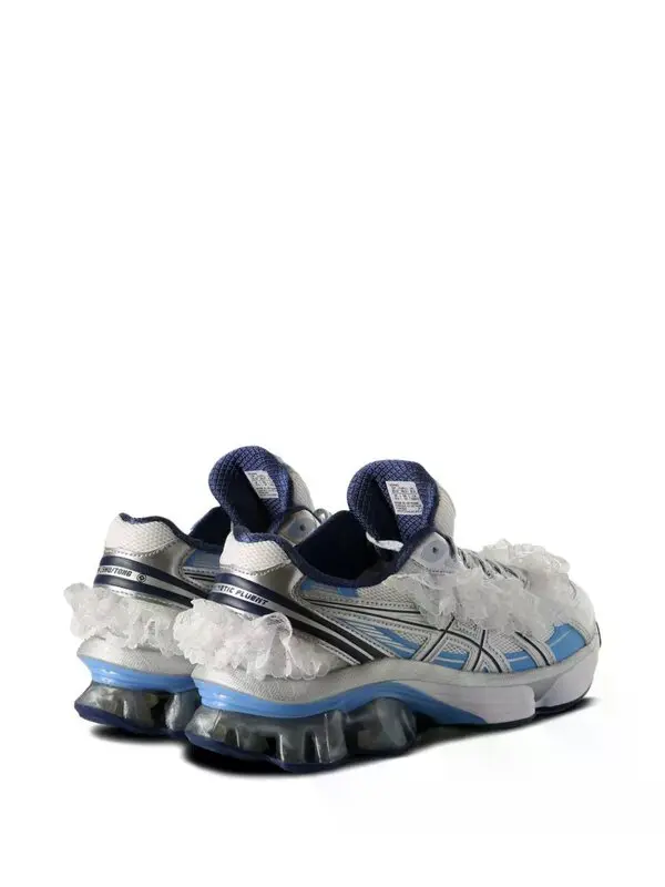 Asics X Shushu Tong Gel-kinetic Fluent Lace Sneakers - Silver