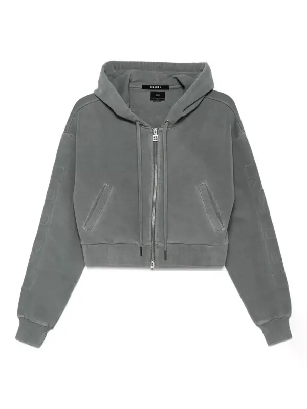 Ksubi Zip-front Logo Hoodie