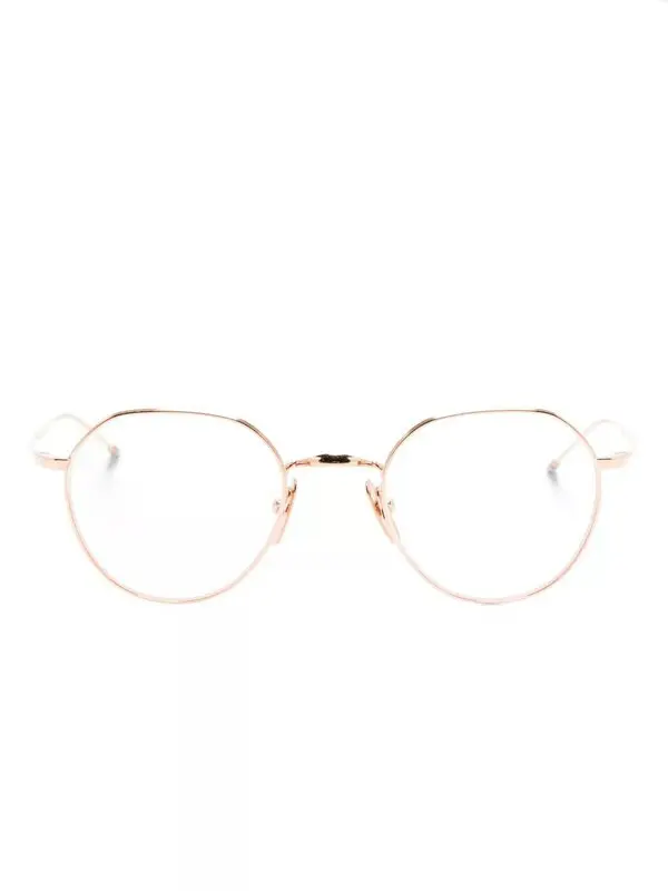 Thom Browne Round Frame Glasses - Pink
