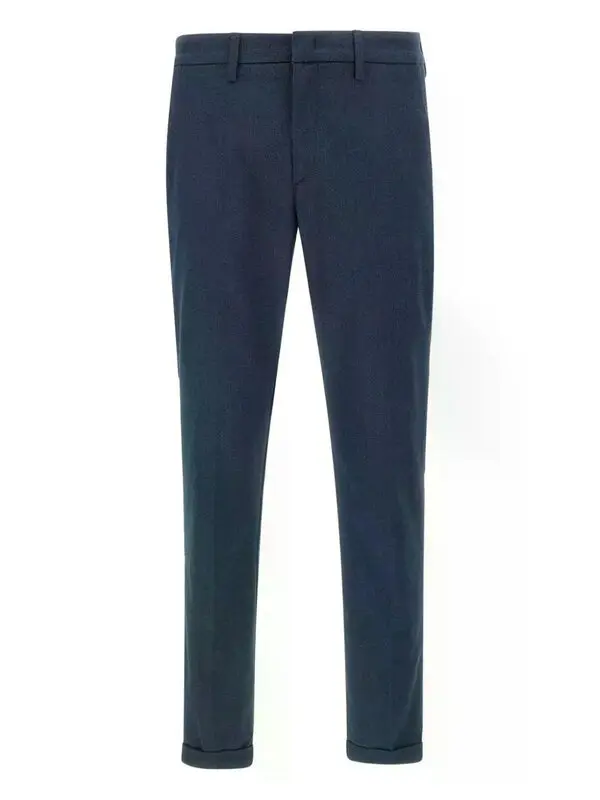 RE-HASH Stretch-cotton Trousers - Blue