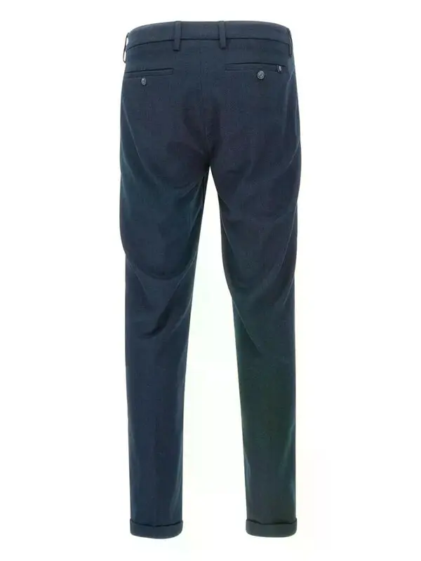 RE-HASH Stretch-cotton Trousers - Blue