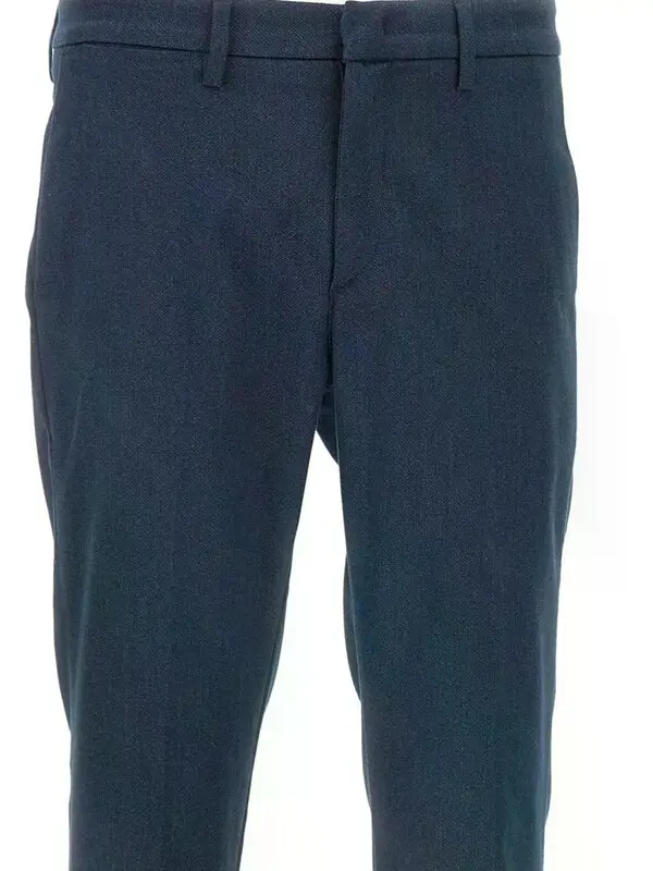 RE-HASH Stretch-cotton Trousers - Blue