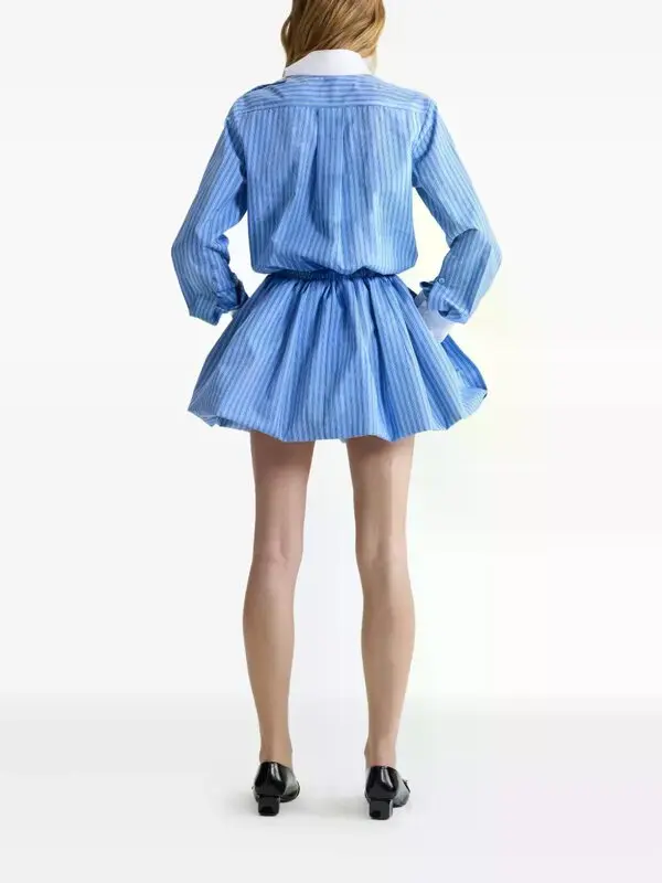 PATOU Striped Bubble Dress