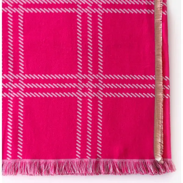 YOUZEY Cozylux Ultimate Comfort Reversible Blanket - Fuschia