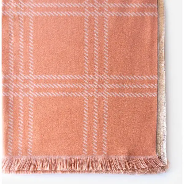 YOUZEY Cozylux Ultimate Comfort Reversible Blanket - Melon