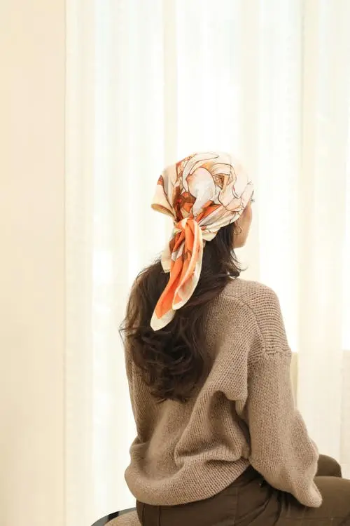 YOUZEY The Madeline Scarf - Orange