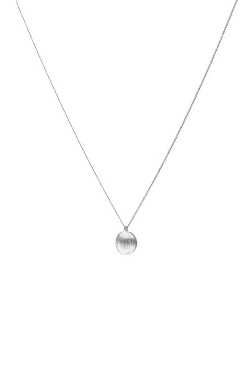 BEARFRUIT JEWELRY Sterling 18k Plated Madeleine Necklace - Silver