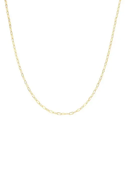 BEARFRUIT JEWELRY Sterling 18k Plated Chain Necklace - Gold