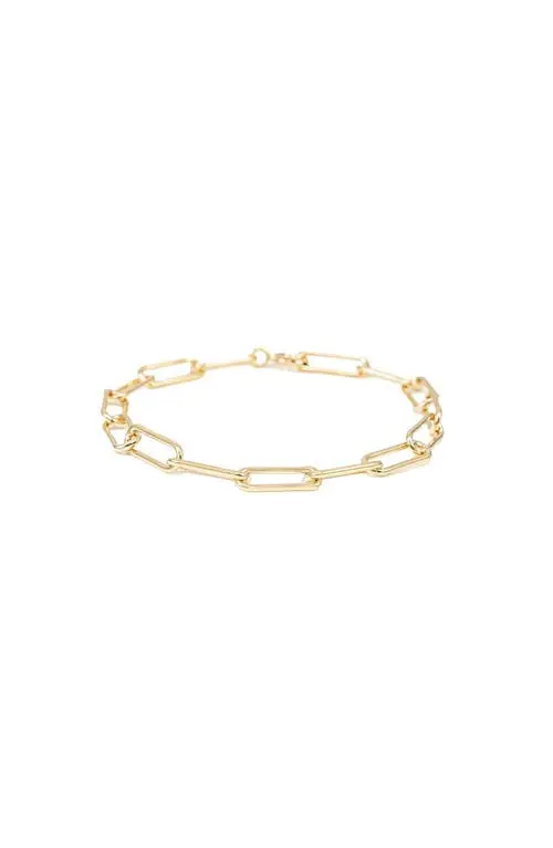 BEARFRUIT JEWELRY 18k Plated Amelia Chain Bracelet - Gold