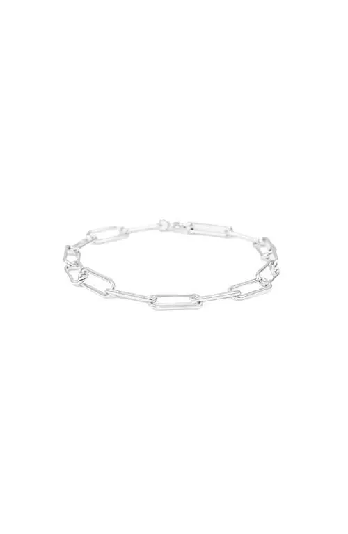 BEARFRUIT JEWELRY 18k Plated Amelia Chain Bracelet - Silver