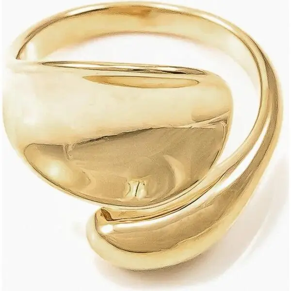 BEARFRUIT JEWELRY 14k Plated Shirley Statement Ring - Gold
