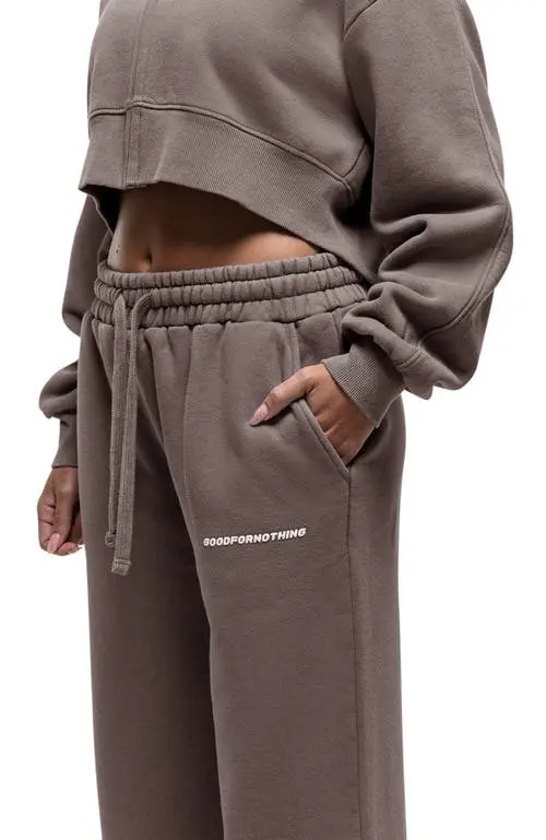 GOOD FOR NOTHING Relaxed Fit Joggers - Brown