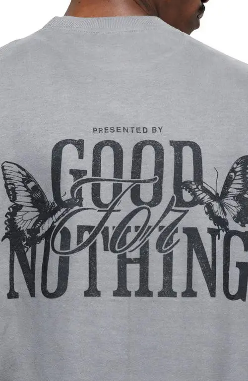 GOOD FOR NOTHING Dakota Relaxed Sweatshirt - Grey