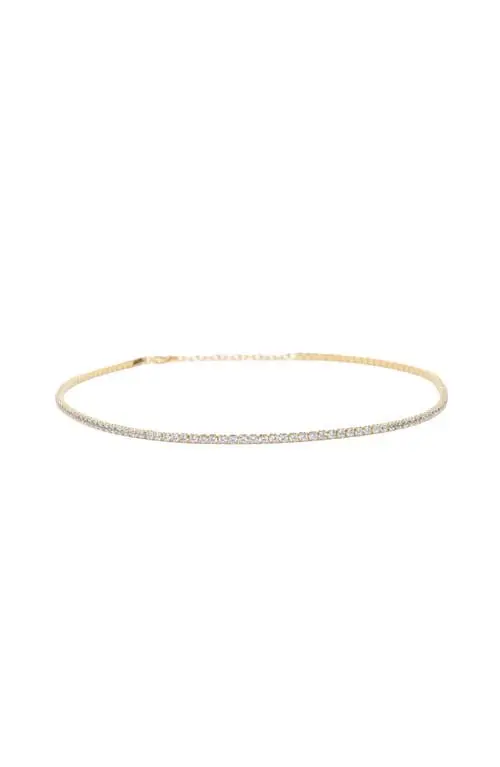 BEARFRUIT JEWELRY 18k Plated Cherie Tennis Necklace - Gold