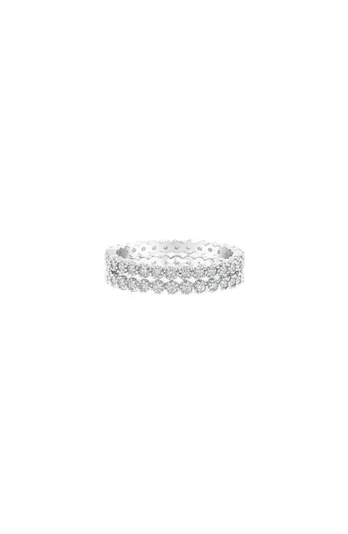 BEARFRUIT JEWELRY Sterling Celeste Tennis Ring Set