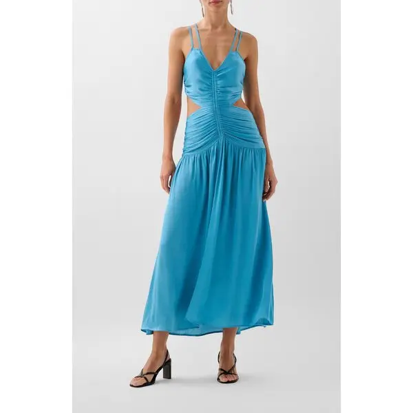 SCALPERS Slip Wow Back" Dress - Blue