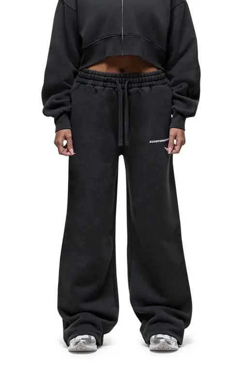 GOOD FOR NOTHING Vintage Relaxed Joggers - Black