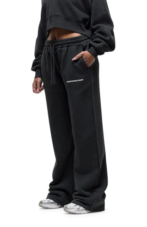 GOOD FOR NOTHING Vintage Relaxed Joggers - Black
