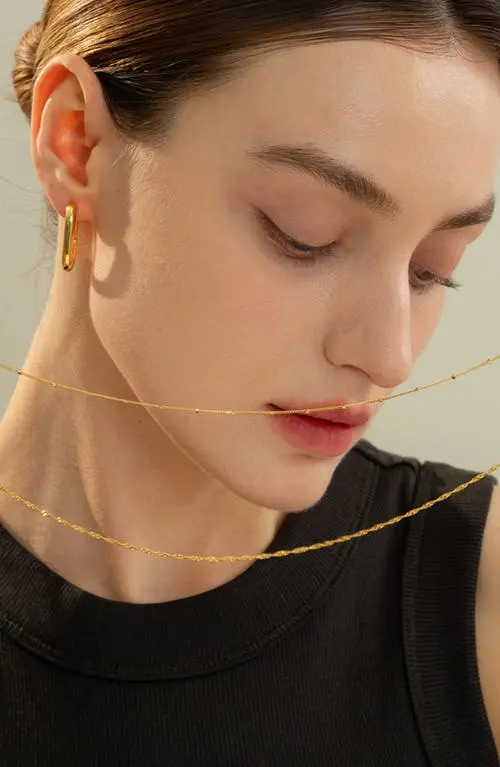 BEARFRUIT JEWELRY Ashley 18k Plated Necklace - Gold