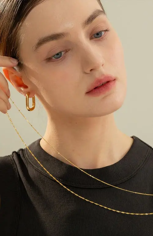 BEARFRUIT JEWELRY Ashley 18k Plated Necklace - Gold
