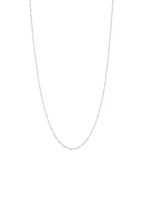 BEARFRUIT JEWELRY Ashley 18k Plated Necklace - Silver
