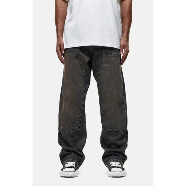 GOOD FOR NOTHING Traipes Washed Baggy Denim Jeans - Blue