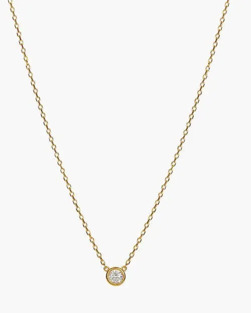 BEARFRUIT JEWELRY Sterling Silver Margot Necklace - Gold