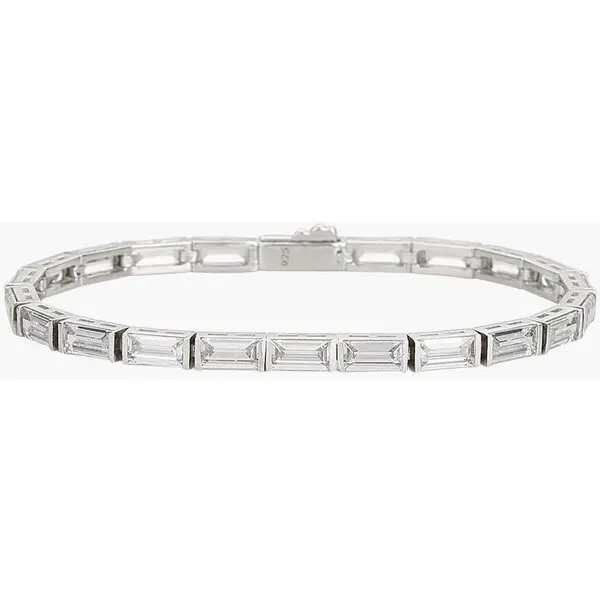 BEARFRUIT JEWELRY Margaret Tennis Bracelet - Silver