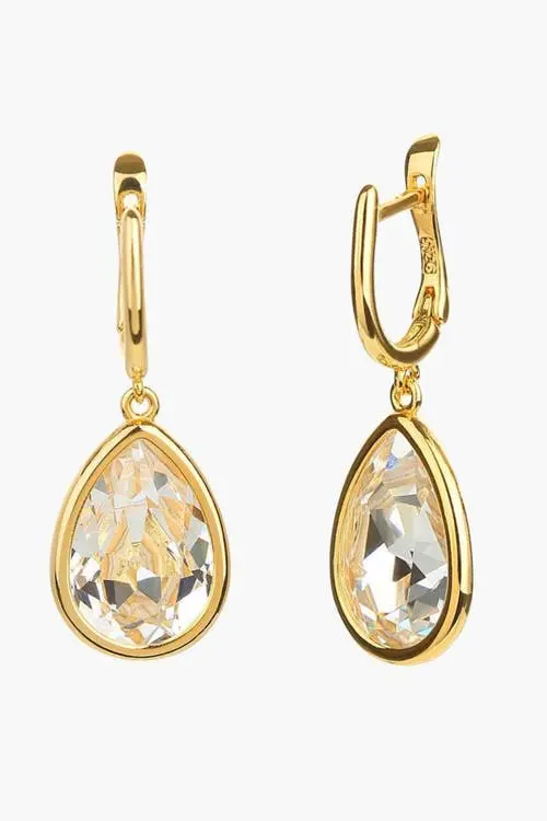 BEARFRUIT JEWELRY Camille Teardrop Earrings - Gold