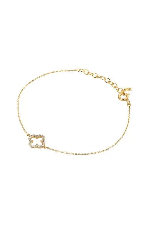 BEARFRUIT JEWELRY Aria Clover Bracelet - Gold