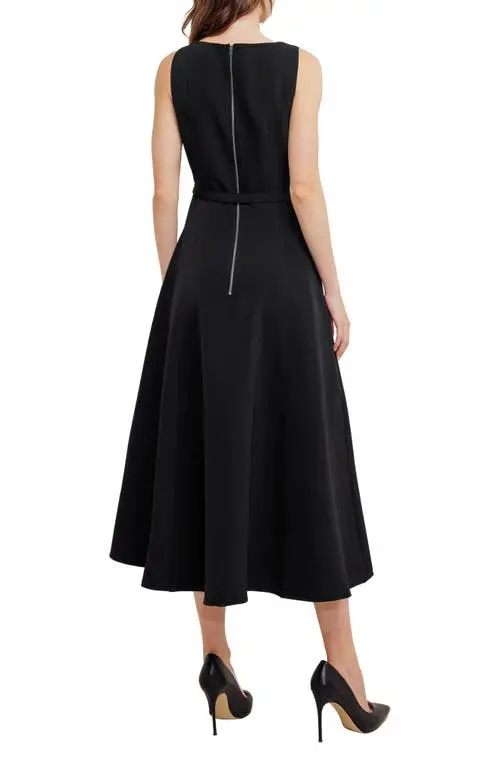 FREEMARKET Sleeveless A-line Dress With Belt