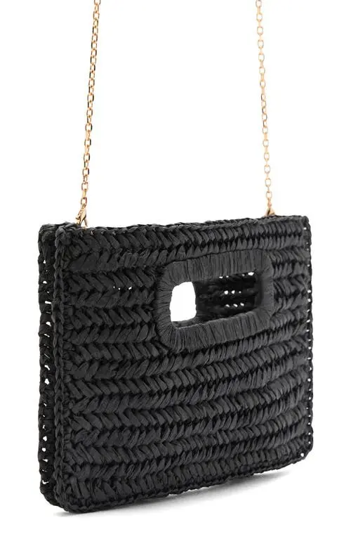 Mango Natural Fiber Clutch