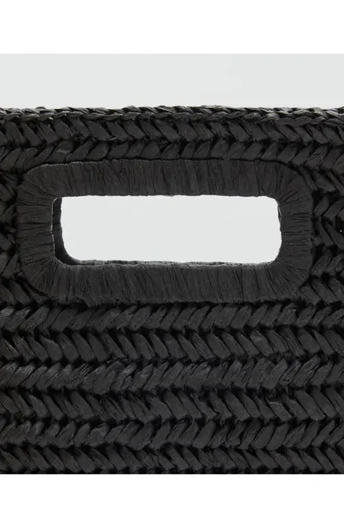 Mango Natural Fiber Clutch